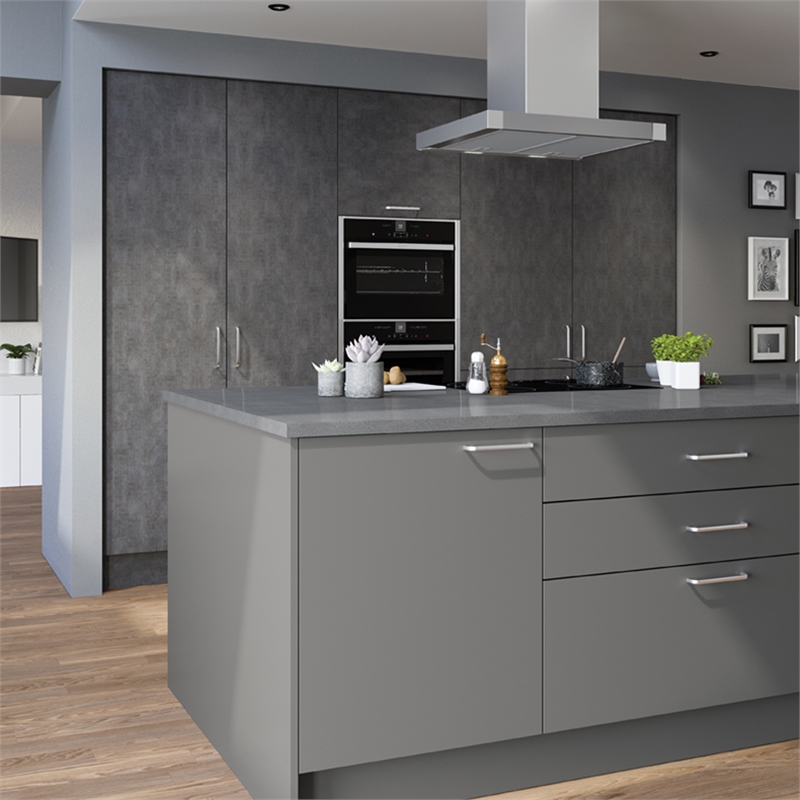 Anthracite Fabric Metal Doors